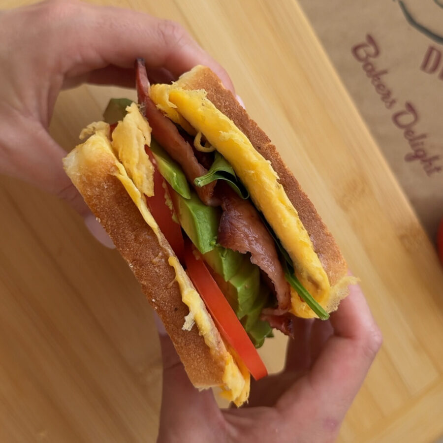 Viral Breakfast Sandwich Recipe – Bakers Delight