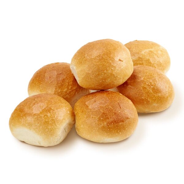 White Round Roll 6 Pack – Bakers Delight